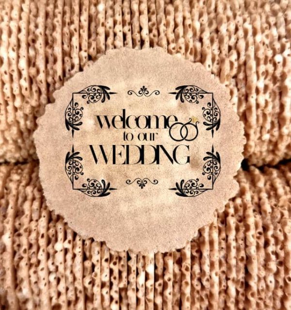 Wedding Wafers d10 – Personalised Wafer Discs