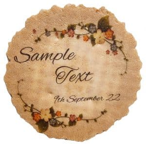 Our Services – Personalised Wafer Discs